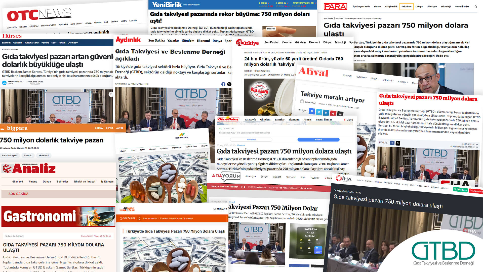 GTBD Basın Toplantısı Basında Geniş Yankı Buldu - GTBD